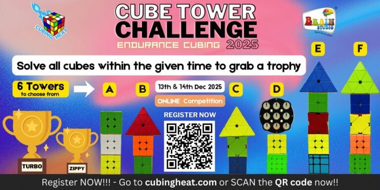 Cube Tower Challenge 2025 | Online Speedcubing Competition
