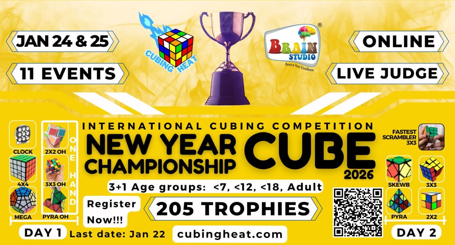 The New Year Cube Championship 2026: A Fresh Start, A New Challenge ...